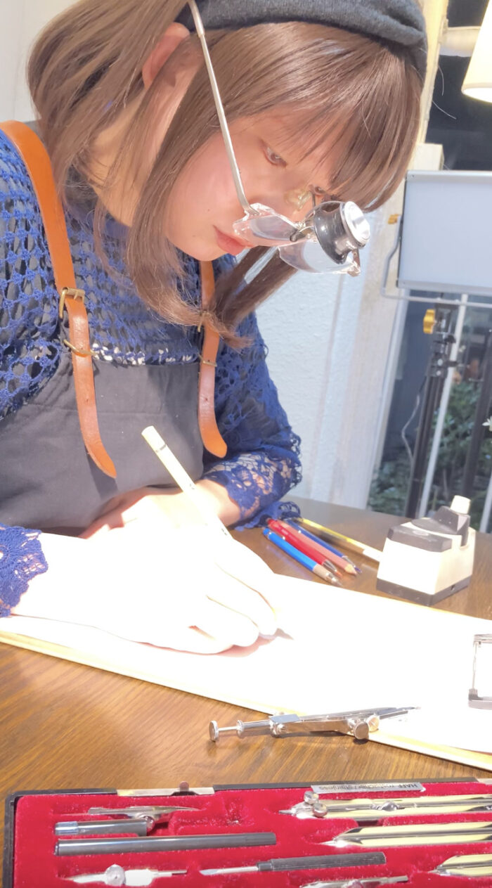 Can you put your vision on paper? | 東京の彫金教室 DOVE Academy of Jewelry Arts